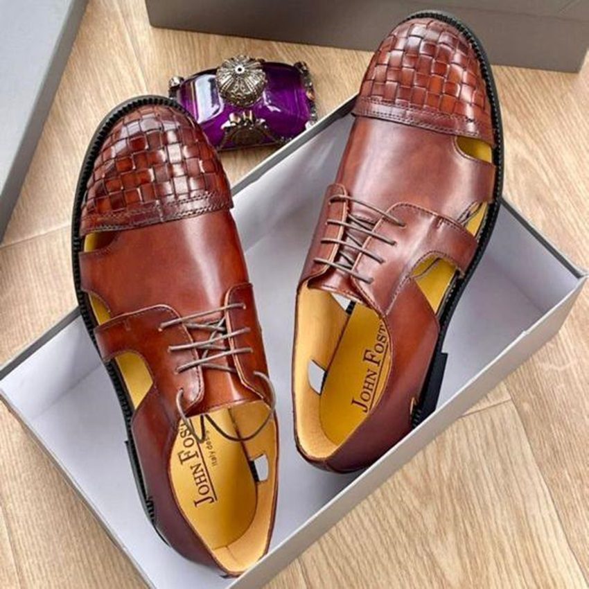 Male classy Premium Leather Sandals